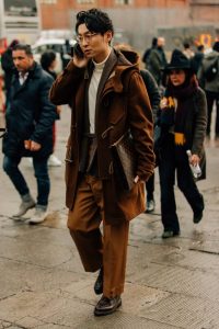 Men's fall outfits 18 ideas: Street style with brown - mens-talk.online