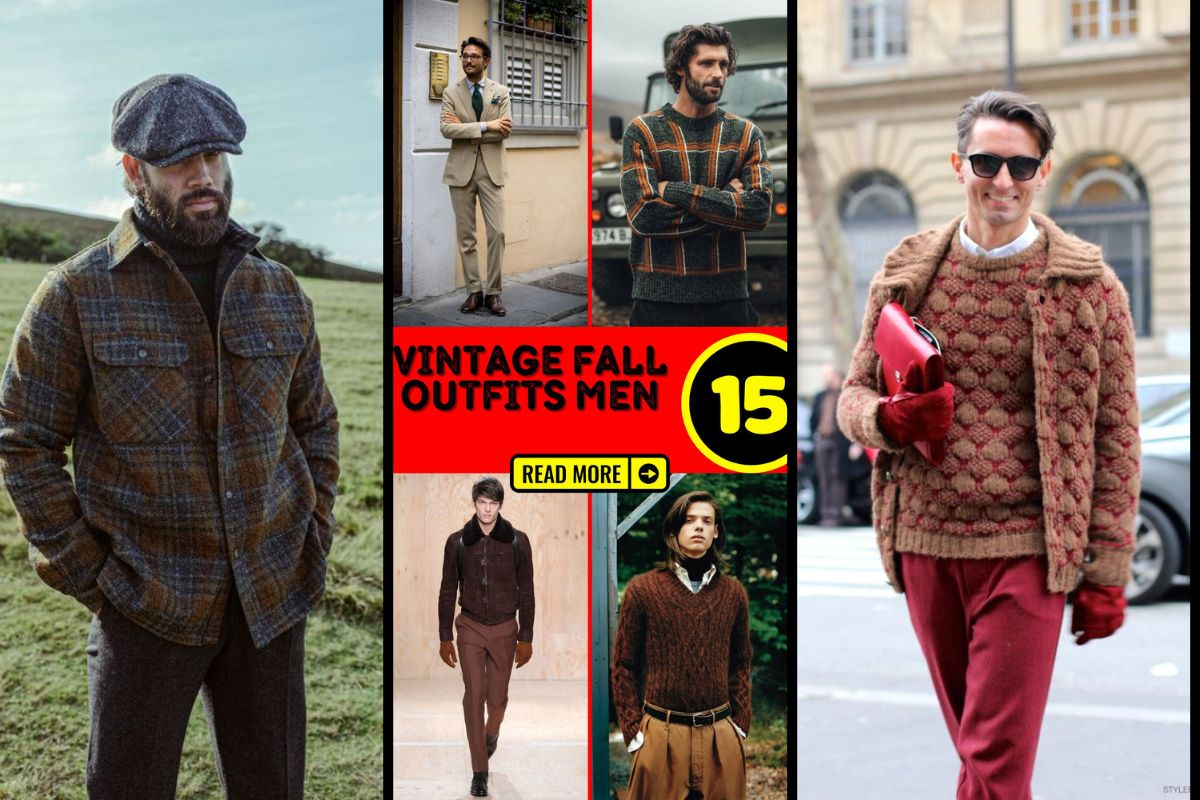 Vintage fall outfits for men 15 ideas: Classic styles for timeless ...