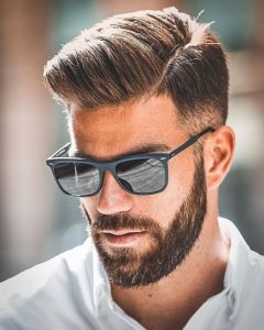 Stylish and trendy look with a simple men's haircut 21 ideas - mens ...