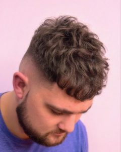 Unleashing timeless elegance: Caesar cut for men with curly hair 18 ...