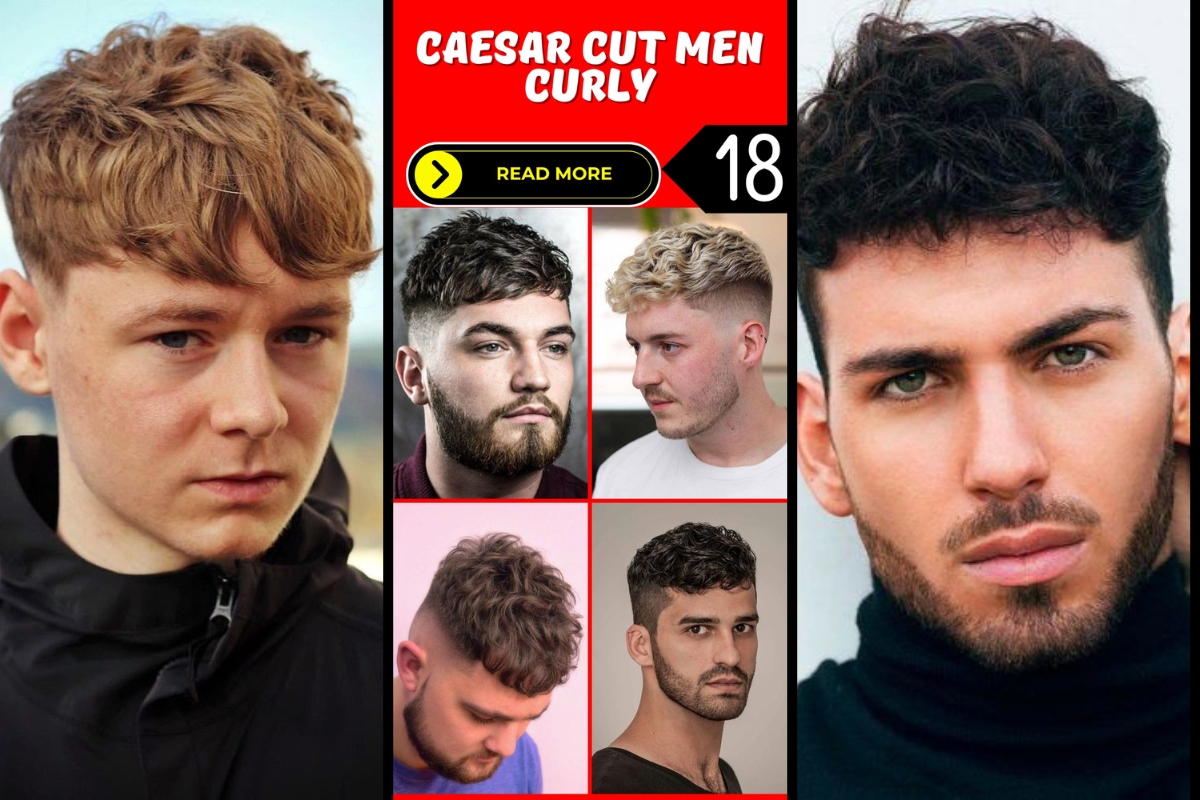 Unleashing timeless elegance: Caesar cut for men with curly hair 18 ...