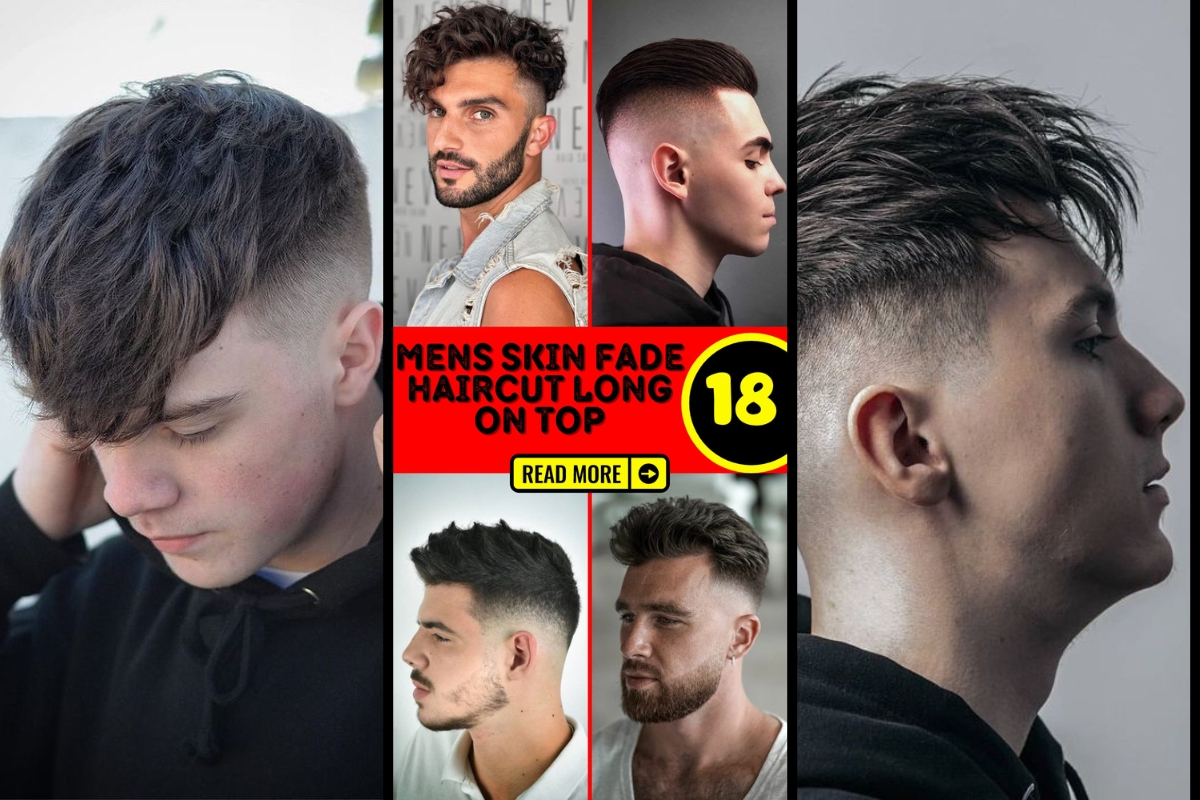 Mastering the trend: Men's skin fade haircut extended at the top of the ...