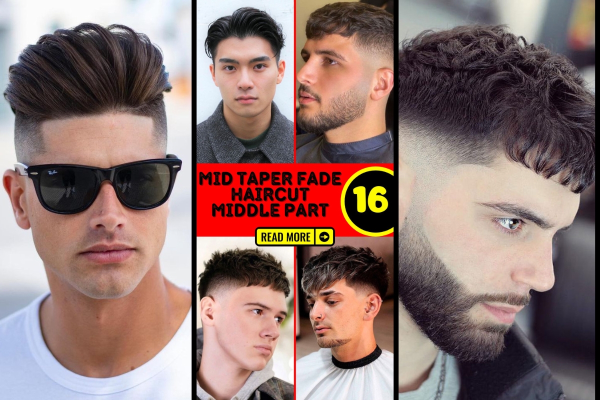 Style Mastery: Mid-cut haircut with middle parting 16 ideas - mens-talk ...