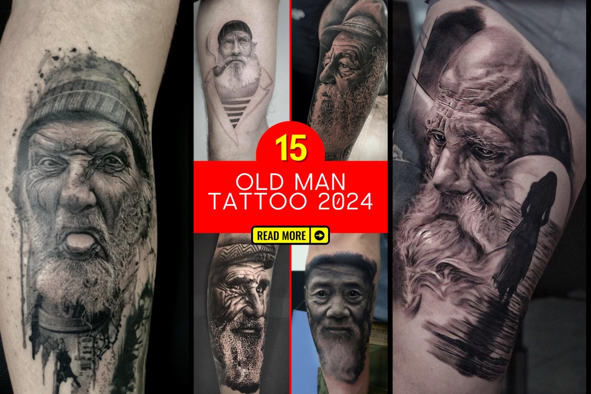Old Man Tattoo Trends 2024: Wisdom-Inked Designs & Styles