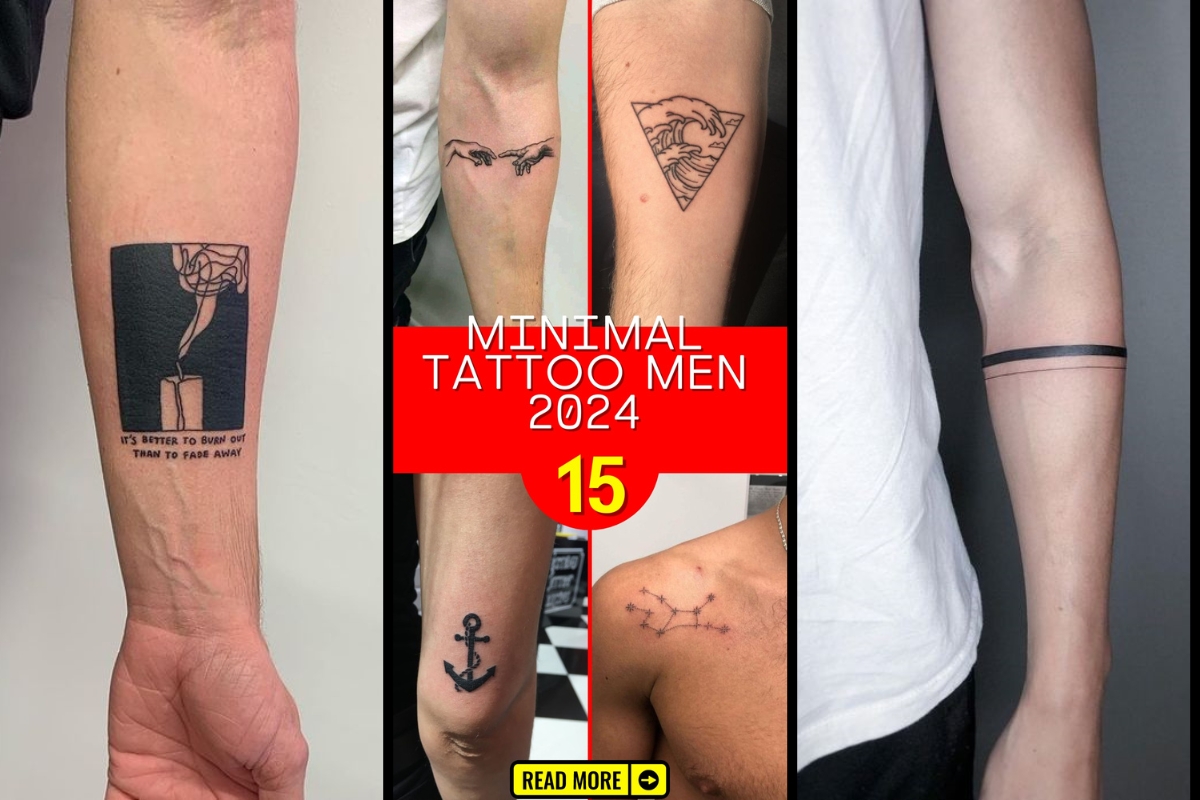Explore 2024's Top Minimalist Tattoos for Men with Meaning