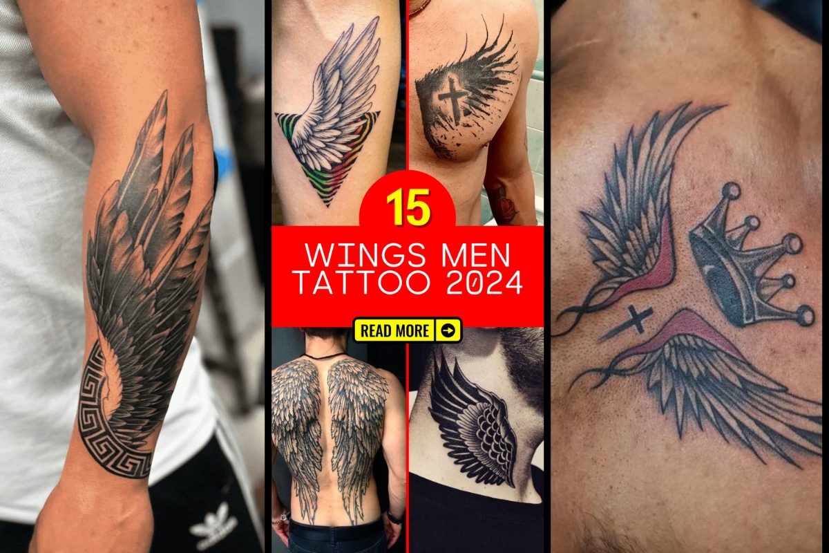2024 Wing Tattoos for Men: Angelic Designs & Bold Ideas