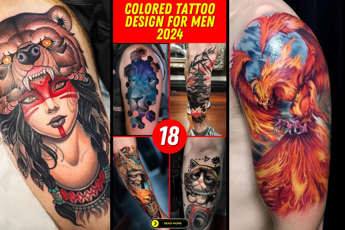 Top Men's Colored Tattoo Designs 2026 - Realism & Vibrant Art - June Update