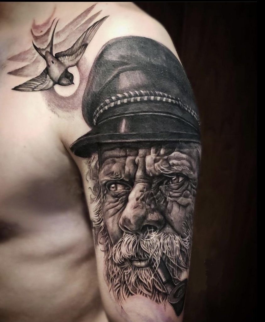 Old Man Tattoo Trends 2024: Wisdom-Inked Designs & Styles