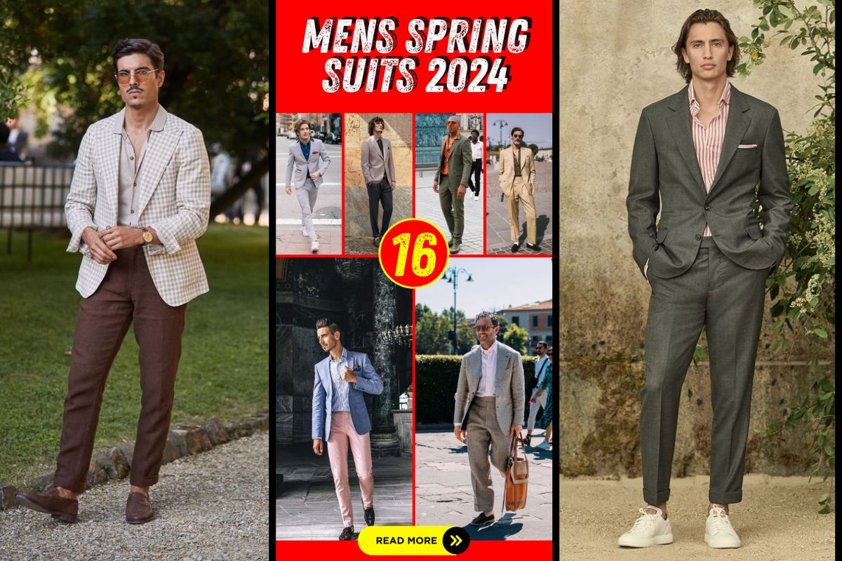 Men's Spring Suits 2024: Wedding & Casual Style Trends