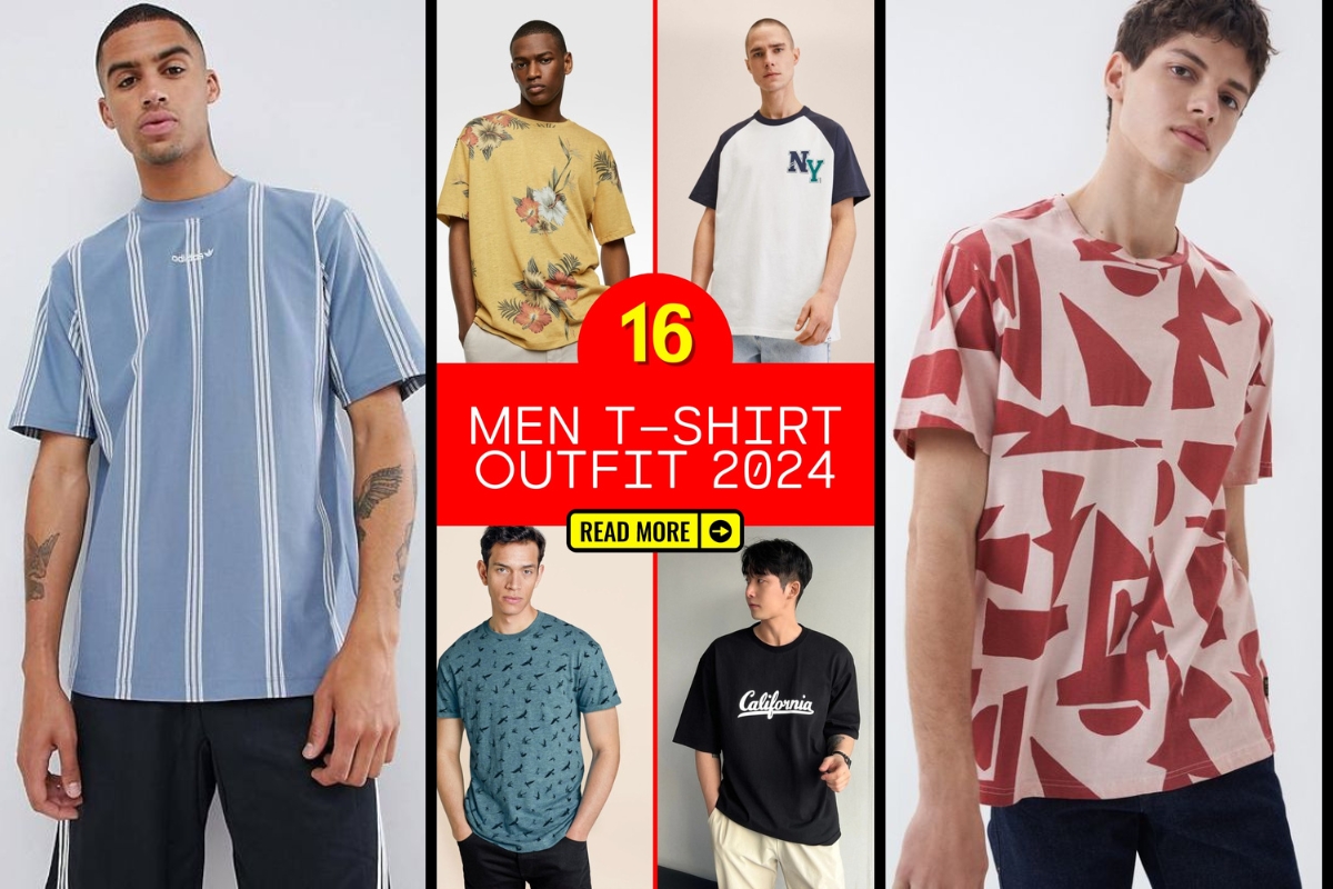 Trendy T-Shirts 2024: Men's Casual, Street & Beach Style Fashion