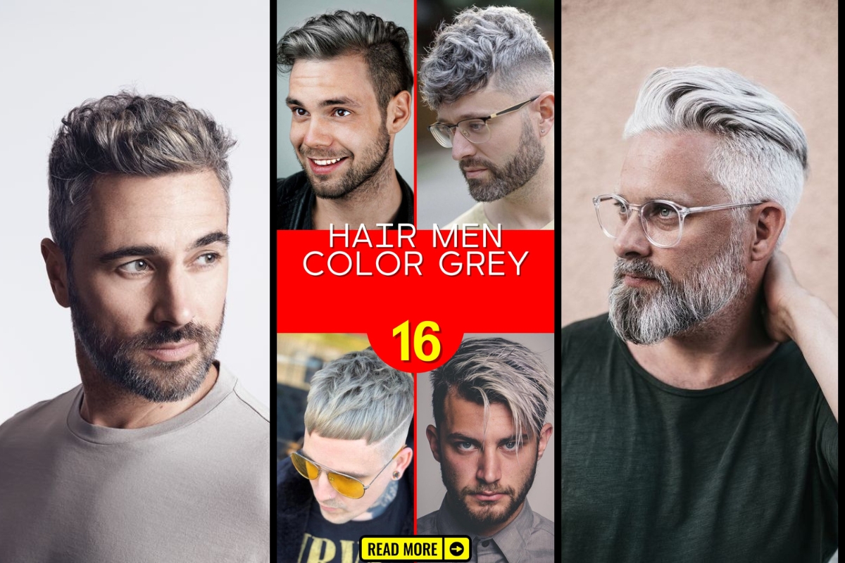 Explore Men's Gray Hair Styles: From Silver Highlights to Dark Ash ...