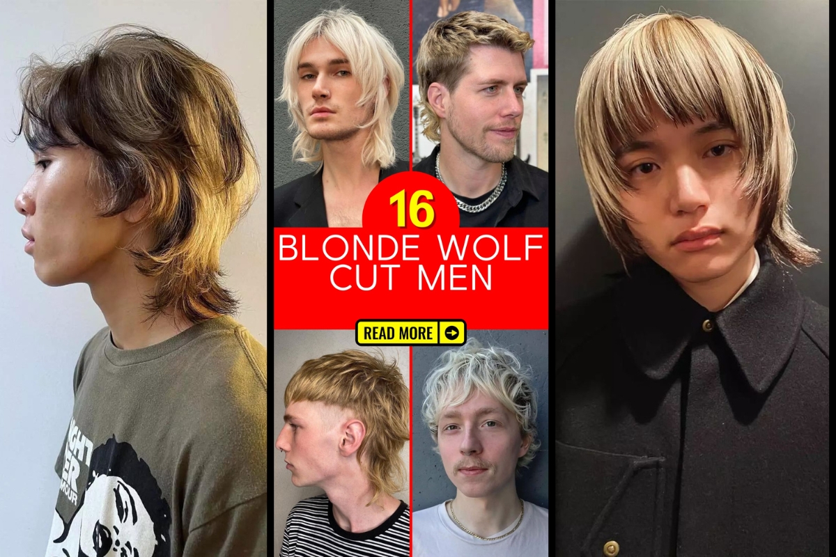Trending Now: Blonde Wolf Cut Styles for Fashion-Forward Men