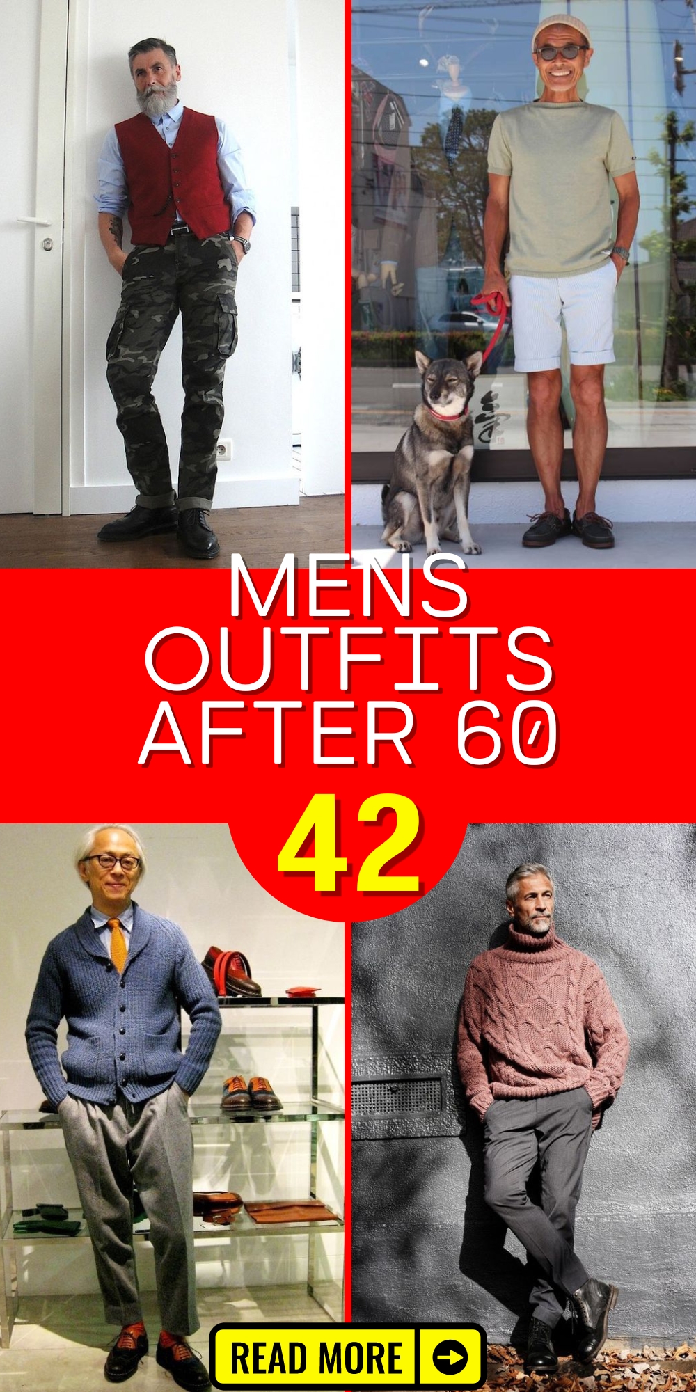 Stylish Outfits for 60+ Men - Embrace Fashion with Confidence