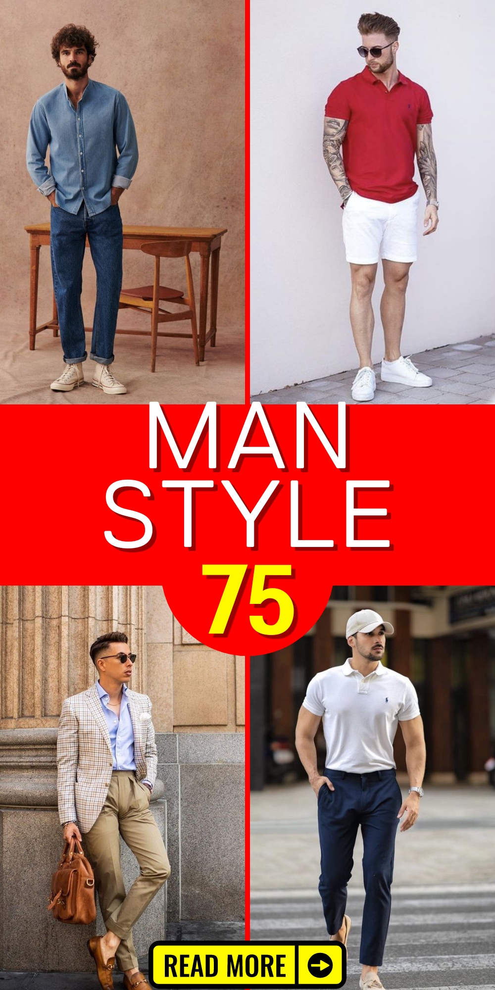 Explore Men's Style: From Casual Elegance to Bold Urban Chic - May Update