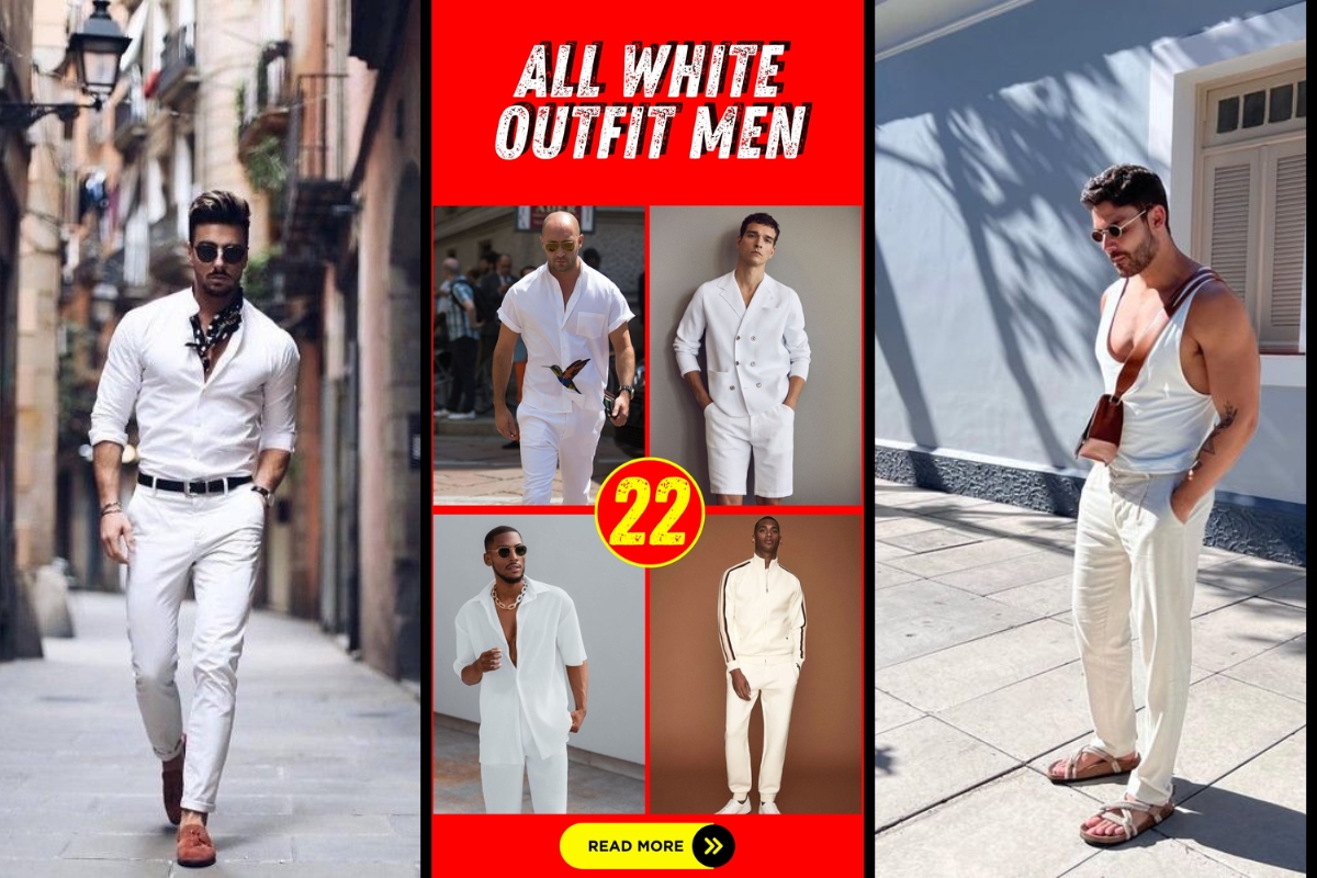 All-White Men's Fashion: Casual to Classy Outfits Guide