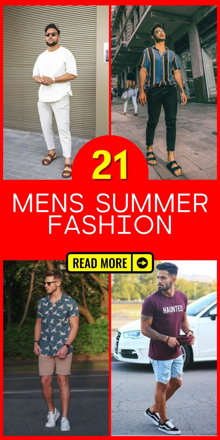 Move into summer with men's fashion trends and styles