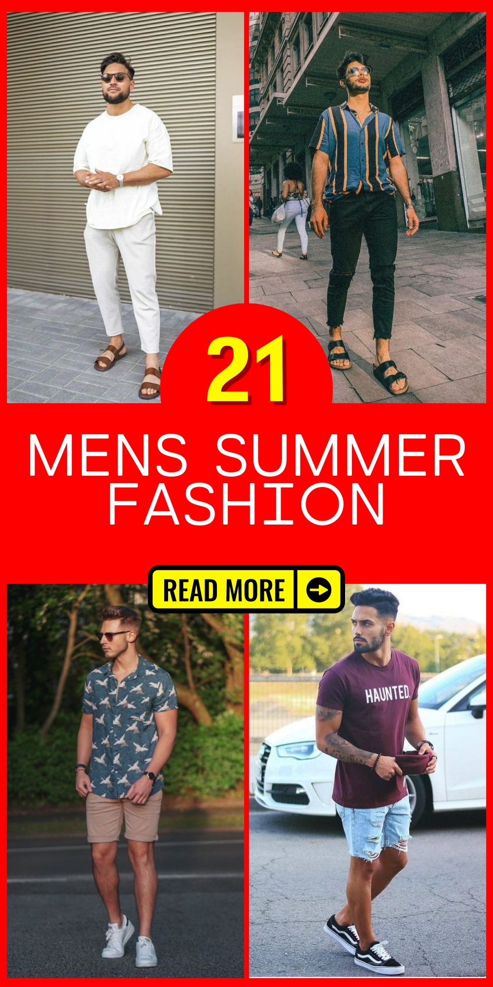 Move into summer with men's fashion trends and styles