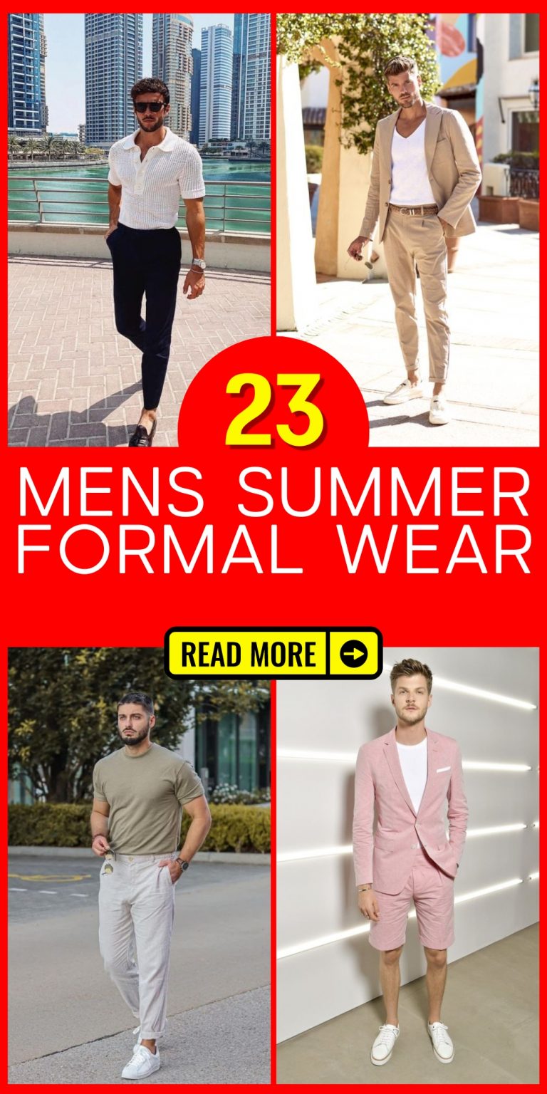 Chic Summer Formal and Casual Outfits for Stylish Men