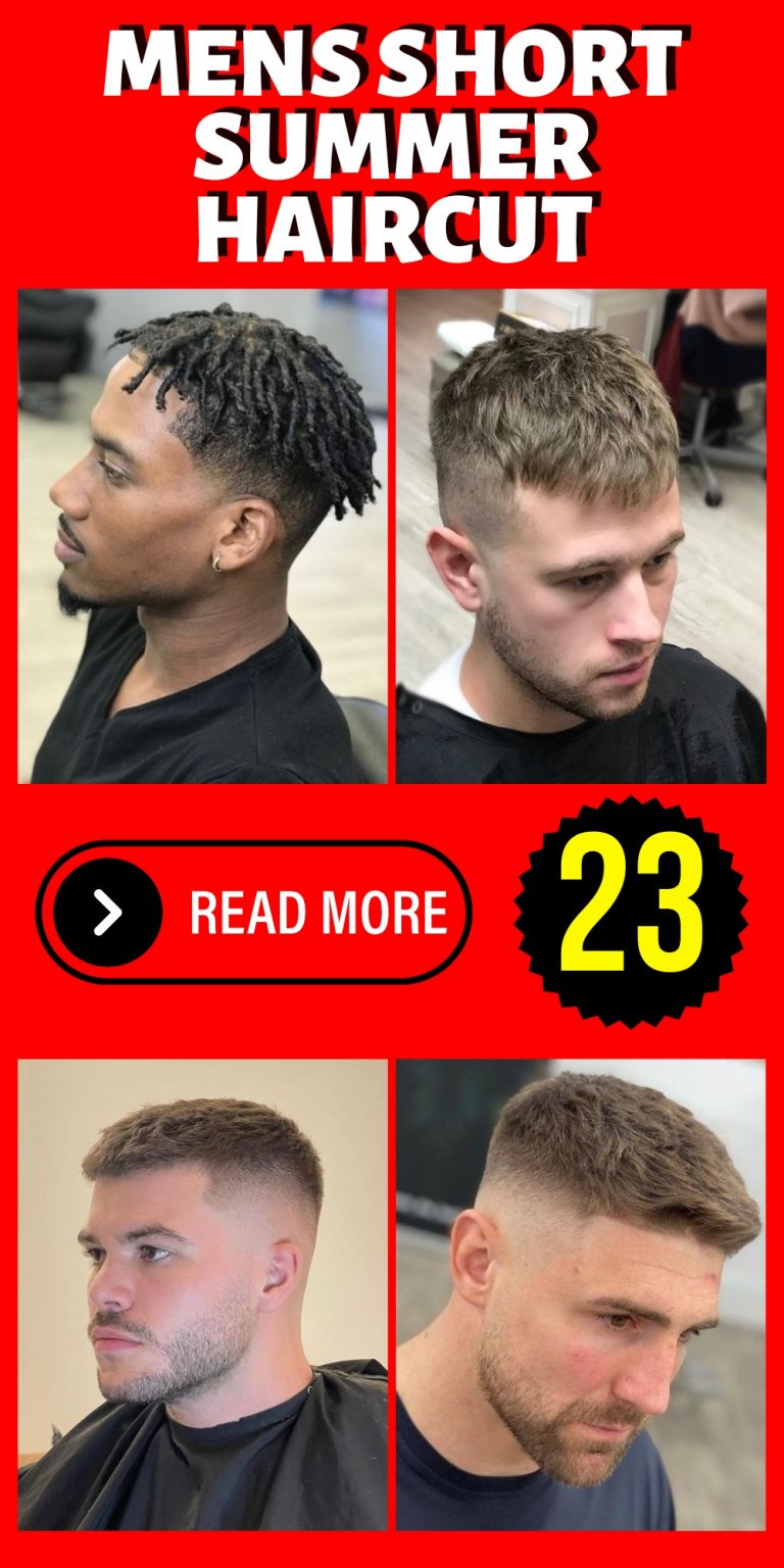 Fresh Men's Short Summer Haircuts - Style & Elegance Redefined
